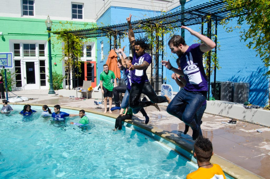 With Cheers, Pool Dives and 44 Students from Around the World, the ASU ...